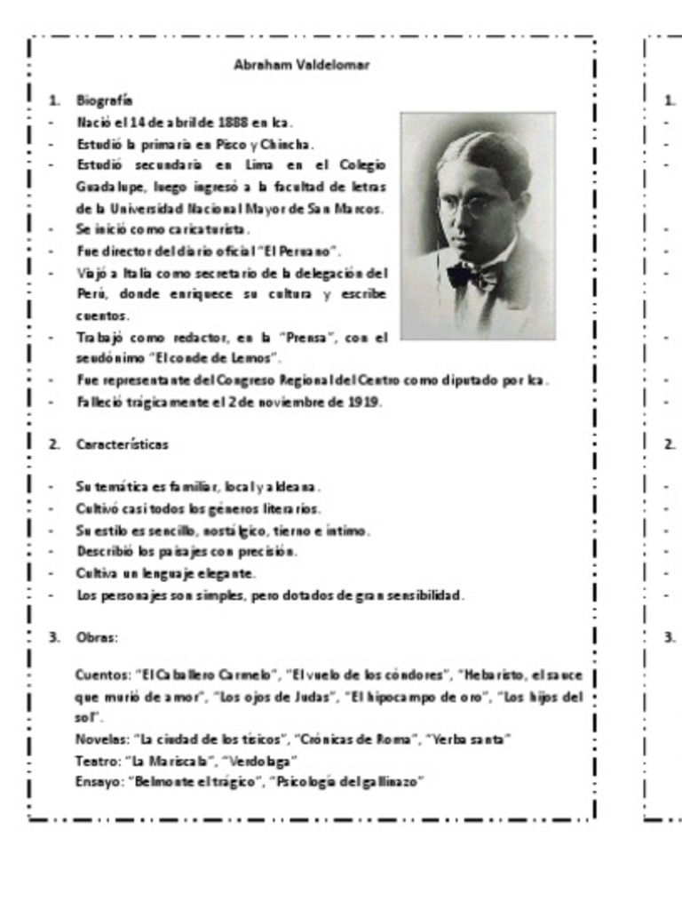 Abraham Valdelomar | PDF | Perú