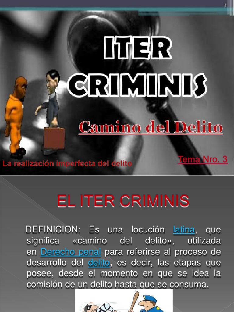 El Iter Criminis MAPA MENTAL | PDF | Delito | Derecho penal