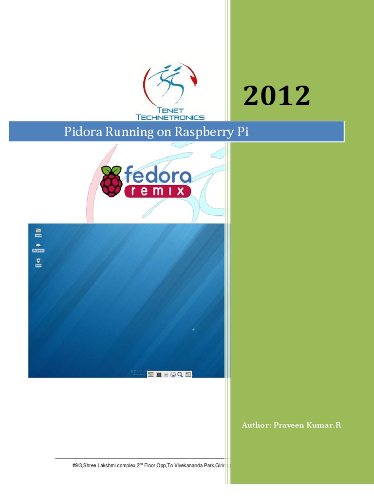 Pidora Running On Raspberry Pi | PDF