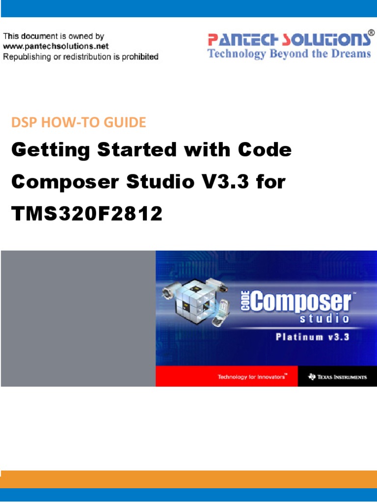 Getting Started With Code Composer Studio 3 | Download Free PDF | Icon (Computing) | Debugging