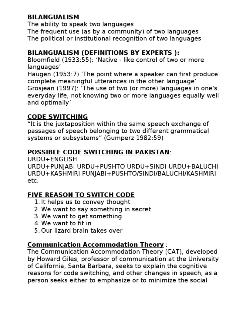 Group Discussion Code Switching | Download Free PDF | Linguistics ...