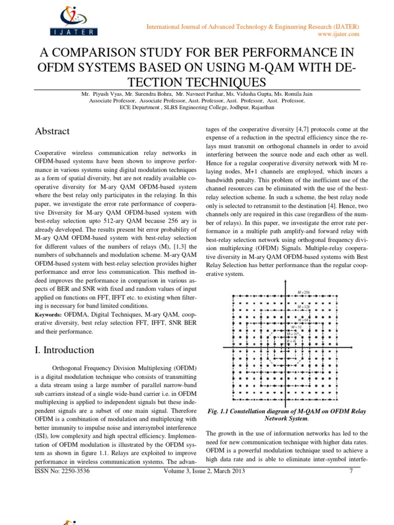 Relationship Between EsN0 and EbNo in OFDM | PDF | Orthogonal Frequency ...