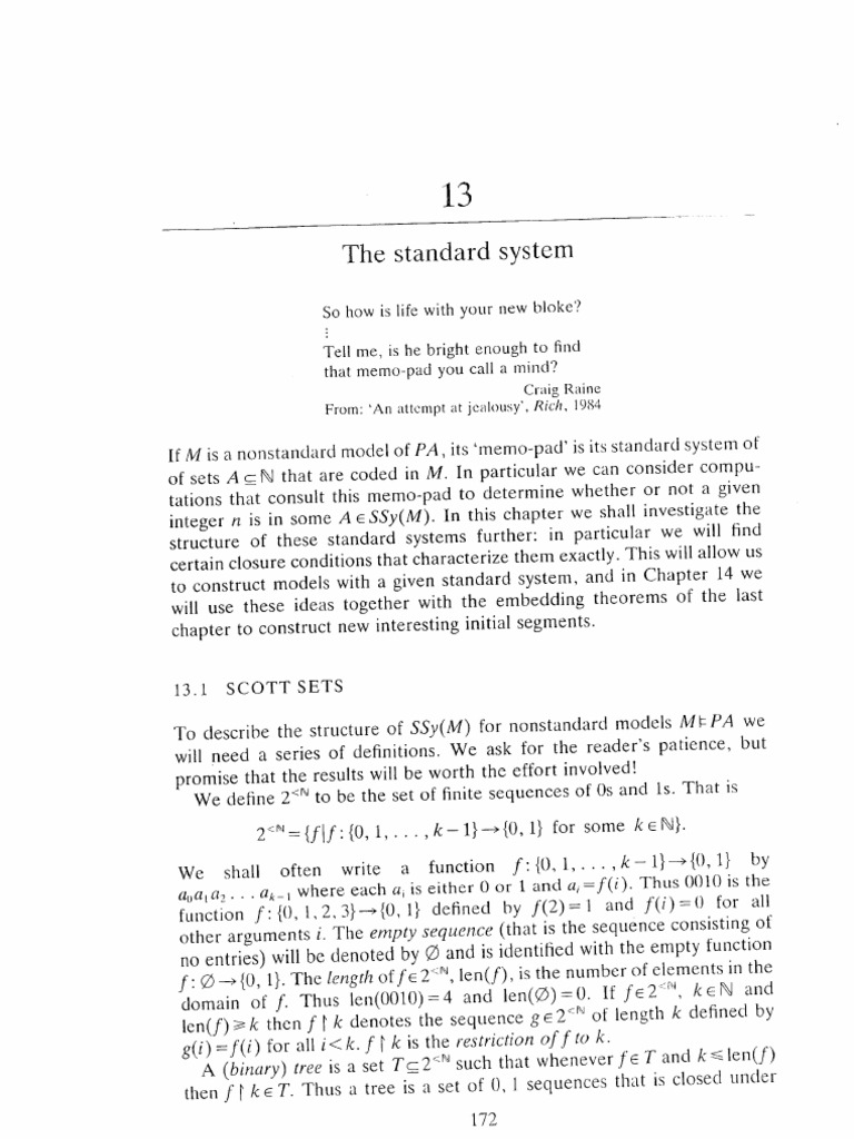 13 The Standard System | PDF | Mathematical Logic | Logic