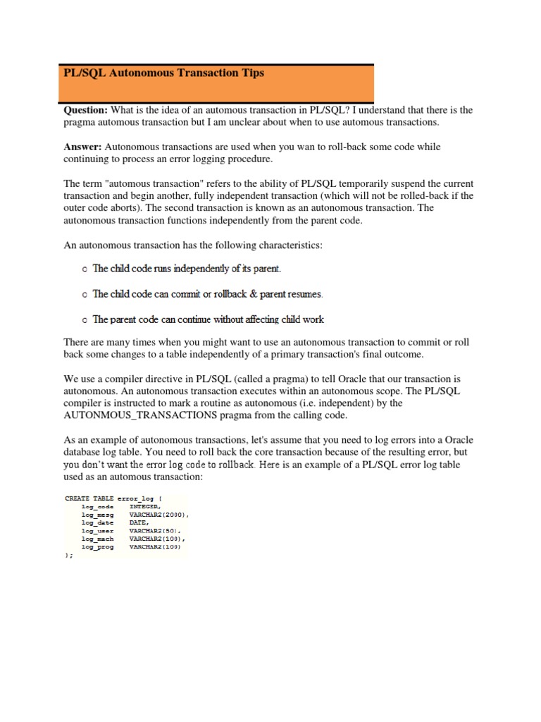 Oracle Concepts With Example | PDF | Database Transaction | Pl/Sql