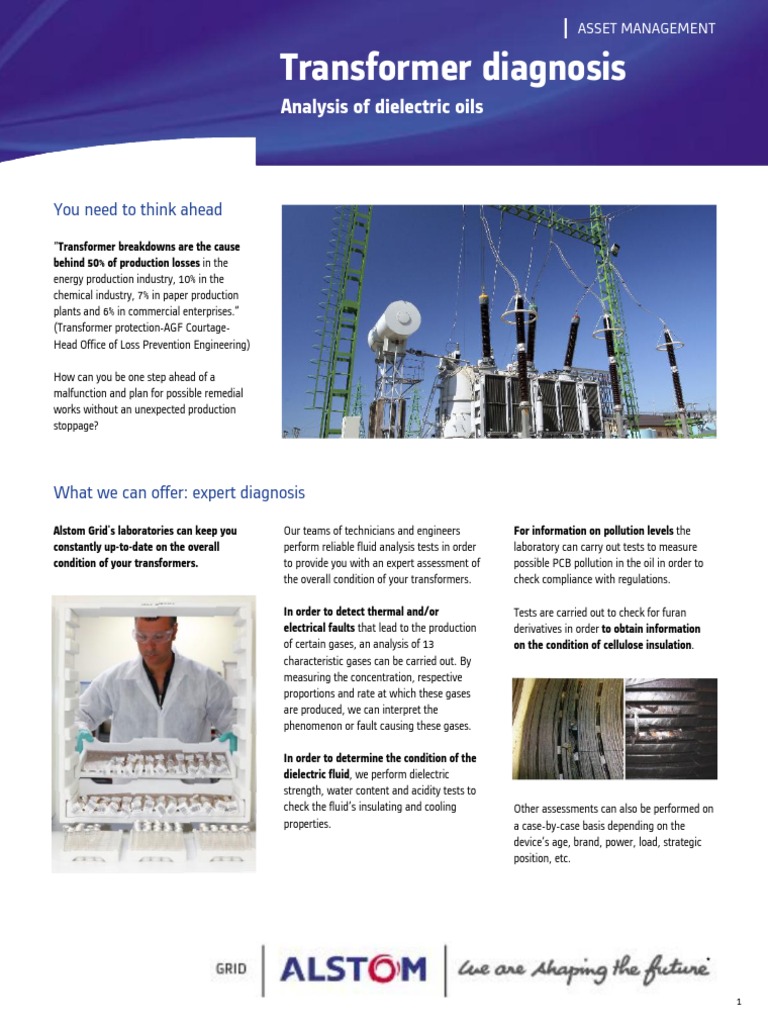Alstom Grid - Transformer Diagnosis | PDF | Expert | Transformer