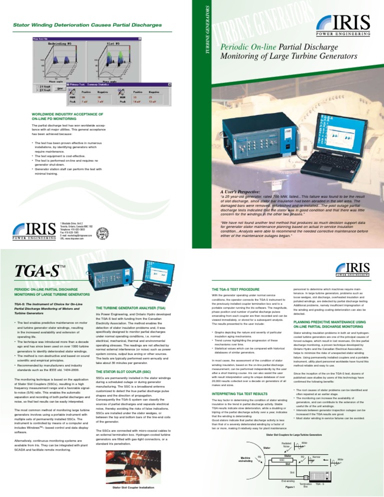 Periodic On-Line: Partial Discharge Monitoring of Large Turbine ...