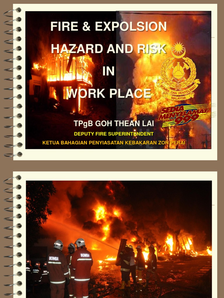 Fire and Explosion Hazard Risk in Work Place | PDF | Explosion | Combustion