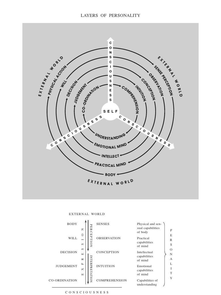 Layers of Personality: E X T E R | PDF | Epistemology | Cognition