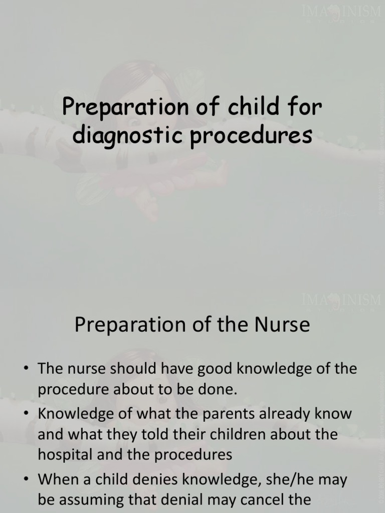Pediatric Procedure Prep Guide | PDF | Nursing | Clinical Medicine