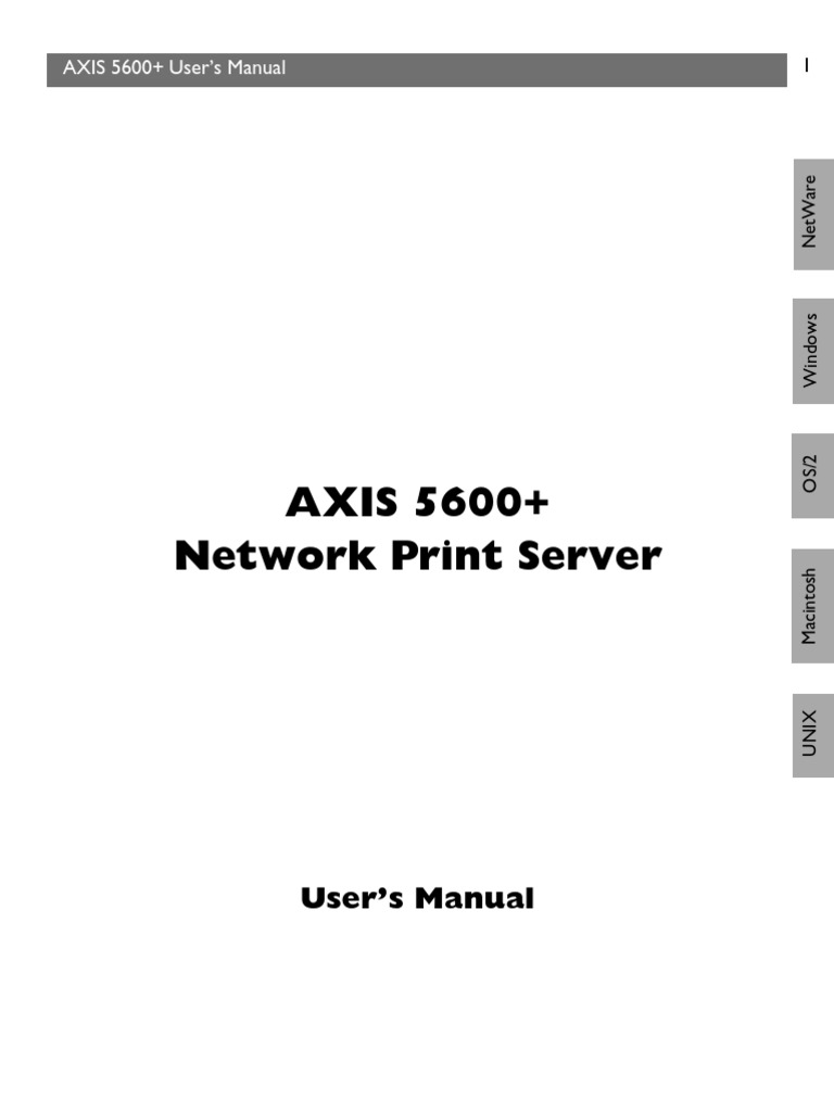 Axis 5600+ | PDF | Computer Network | Ip Address