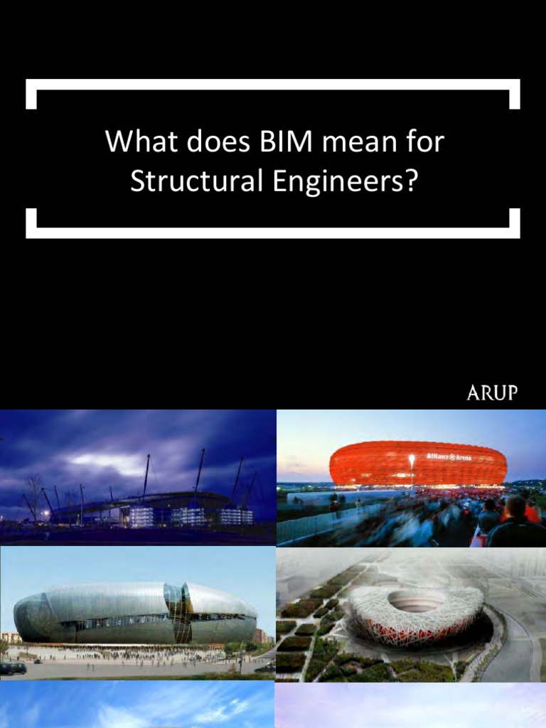 M Simpson SCRI Forum BIM Structural Design Arup | PDF | Building ...