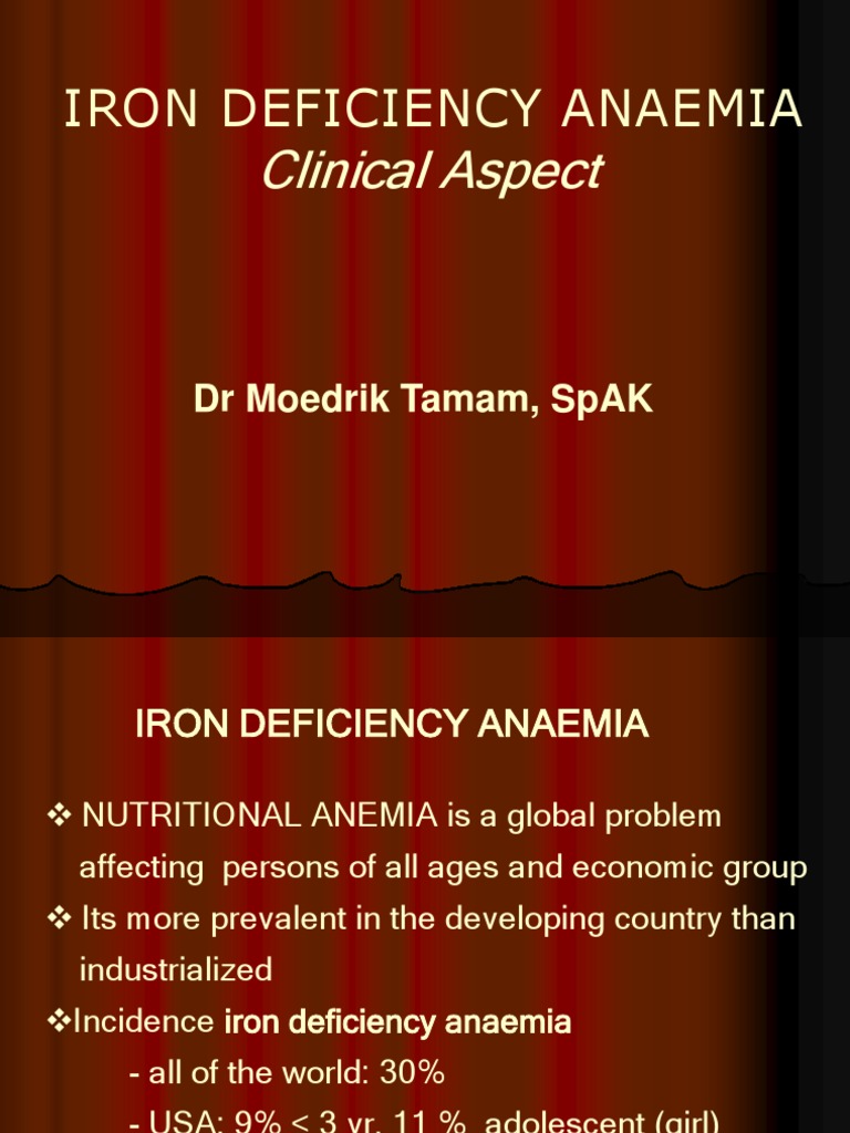 Iron Defiency Anaemi Siang | PDF | Anemia | Nutrition