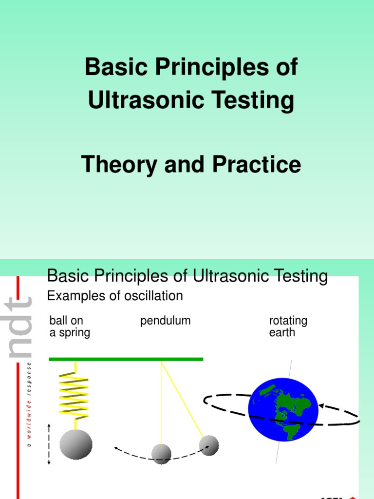 Basic Principles of Ultrasonic Testing: Theory and Practice | PDF ...