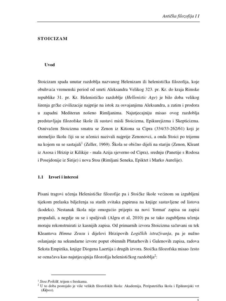 Stoicizam | PDF