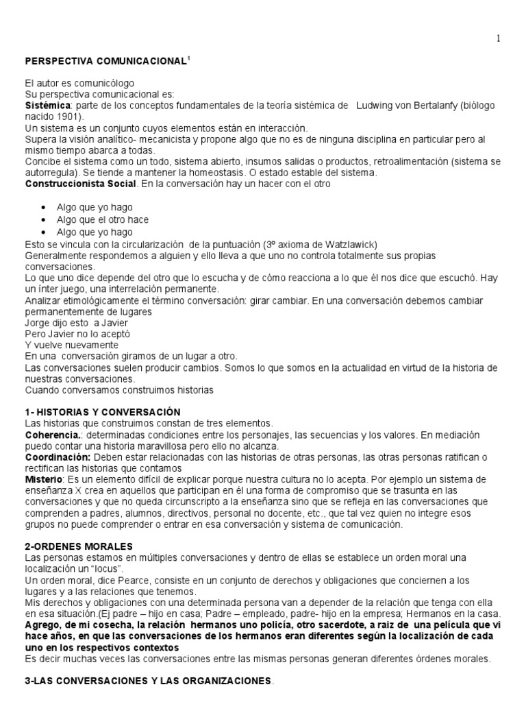 Barnett Pearce | Descargar gratis PDF | Mediación | Retórica