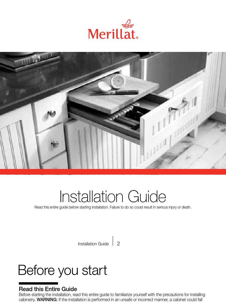 Kitchen Cabinet Installation Worksheet