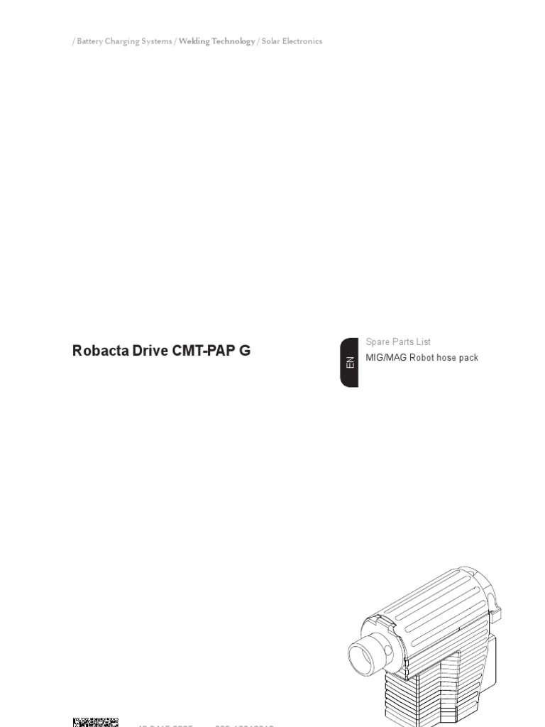 Robacta Drive CMT PAP G 42 0415 0335 | PDF