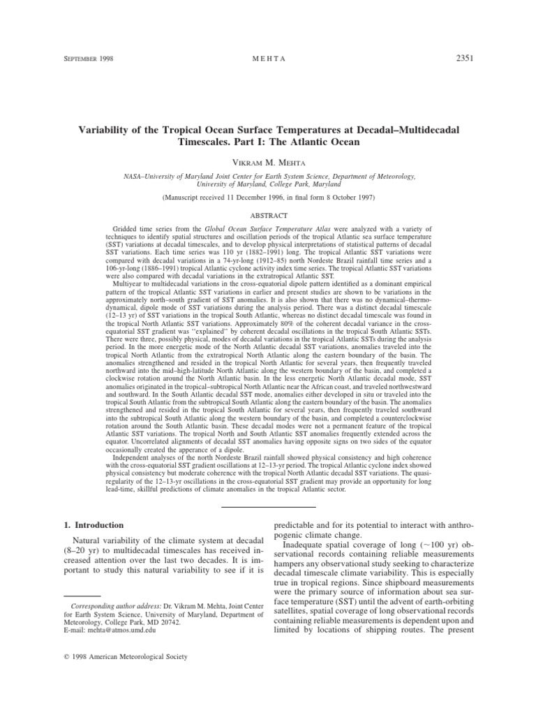 Mehta 1998 | PDF | Spectral Density | Mathematical Analysis