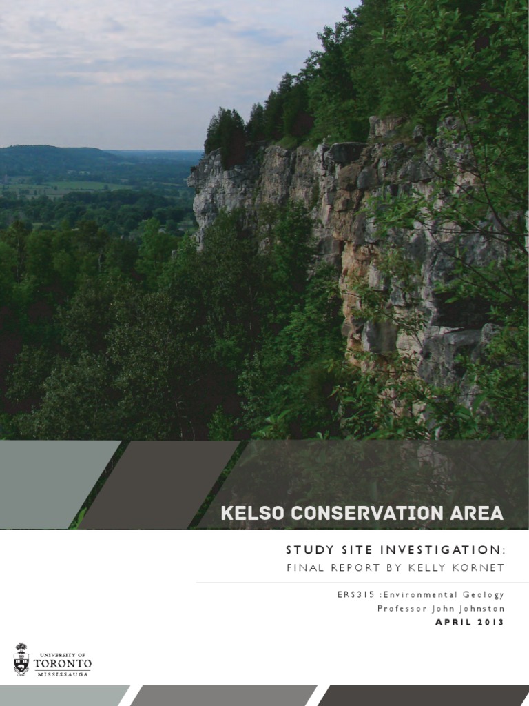 Kelso Conservation Area: Study Site Investigation | PDF | Lake | Human ...