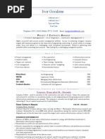 World Bank CV Template | PDF | Project Management