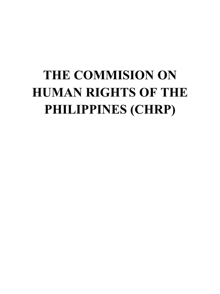 Commission-on-Human-Rights-of-the-Philippines.pdf | Human Rights ...