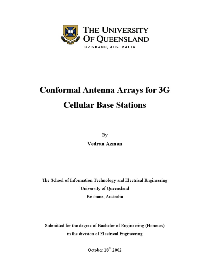Thesis | PDF | Antenna (Radio) | Cellular Network