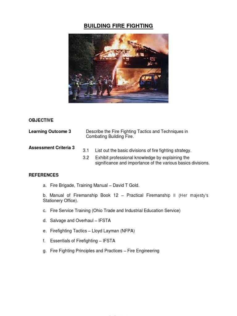 Building Fire Fighting | PDF | Firefighter | Fires