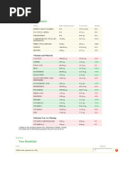 Grain Nutrition Comparison Chart | PDF