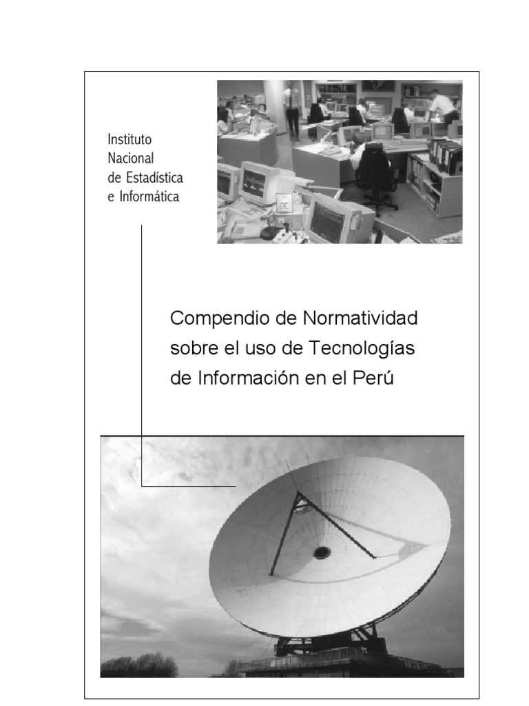 Compendio de Normatividadti en Peru INEI | PDF | Informática | Tecnología de información y ...