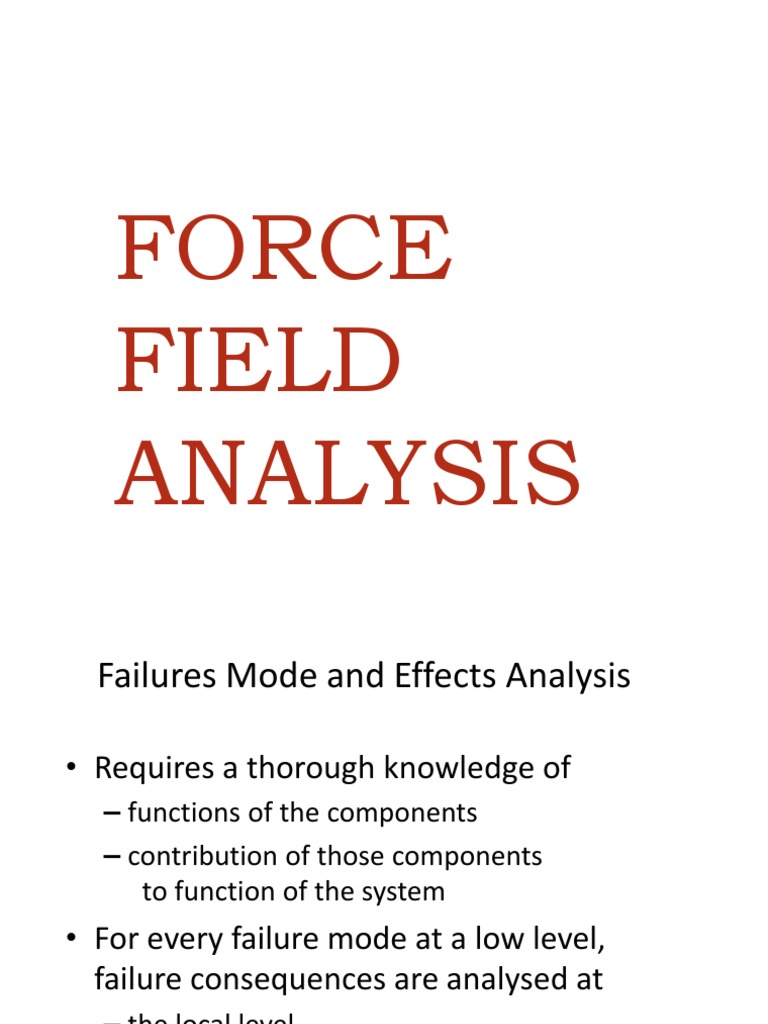Force Field Analysis | PDF | Academic Discipline Interactions | Science