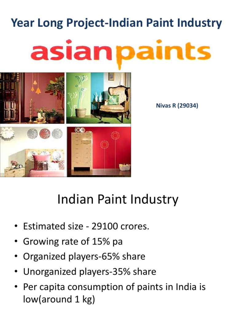 Year Long Project-Indian Paint Industry | PDF | Paint | Acrylic Paint