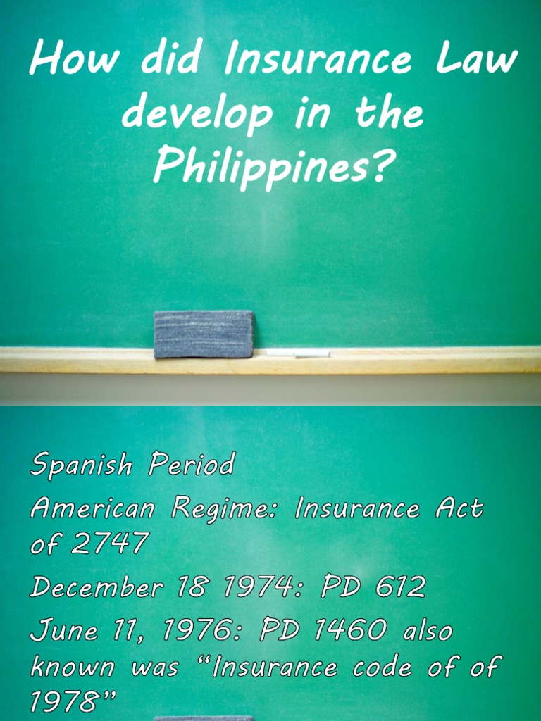 Evolution of Insurance Law in the Philippines | PDF | Indemnity | Insurance