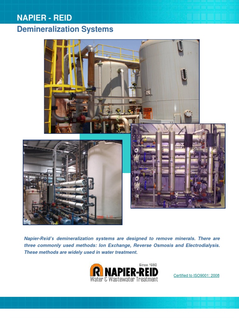 Demineralization Systems - Brochure | PDF | Ion Exchange | Membrane