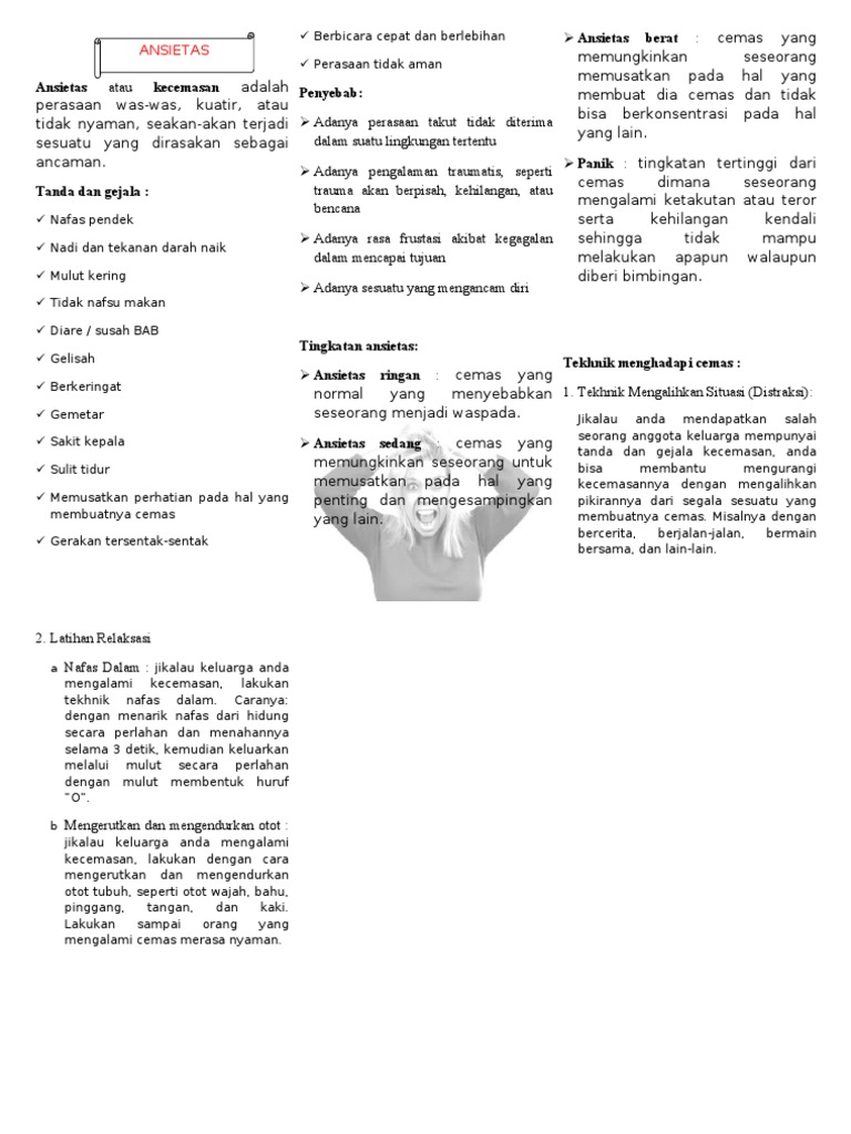 Leaflet Ansietas | PDF