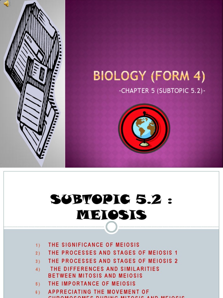 Biology (Form 4) | PDF | Meiosis | Mitosis