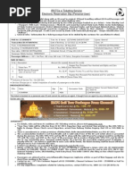 IRCTC Sample Ticket Format | PDF | Identity Document | Ticket (Admission)