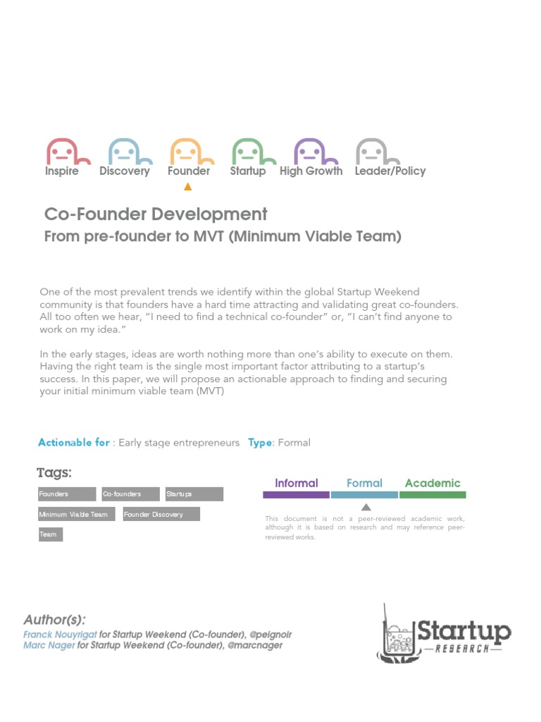 Co FoundCo Founder Dev MVT Final2er Dev MVT Final2 | PDF