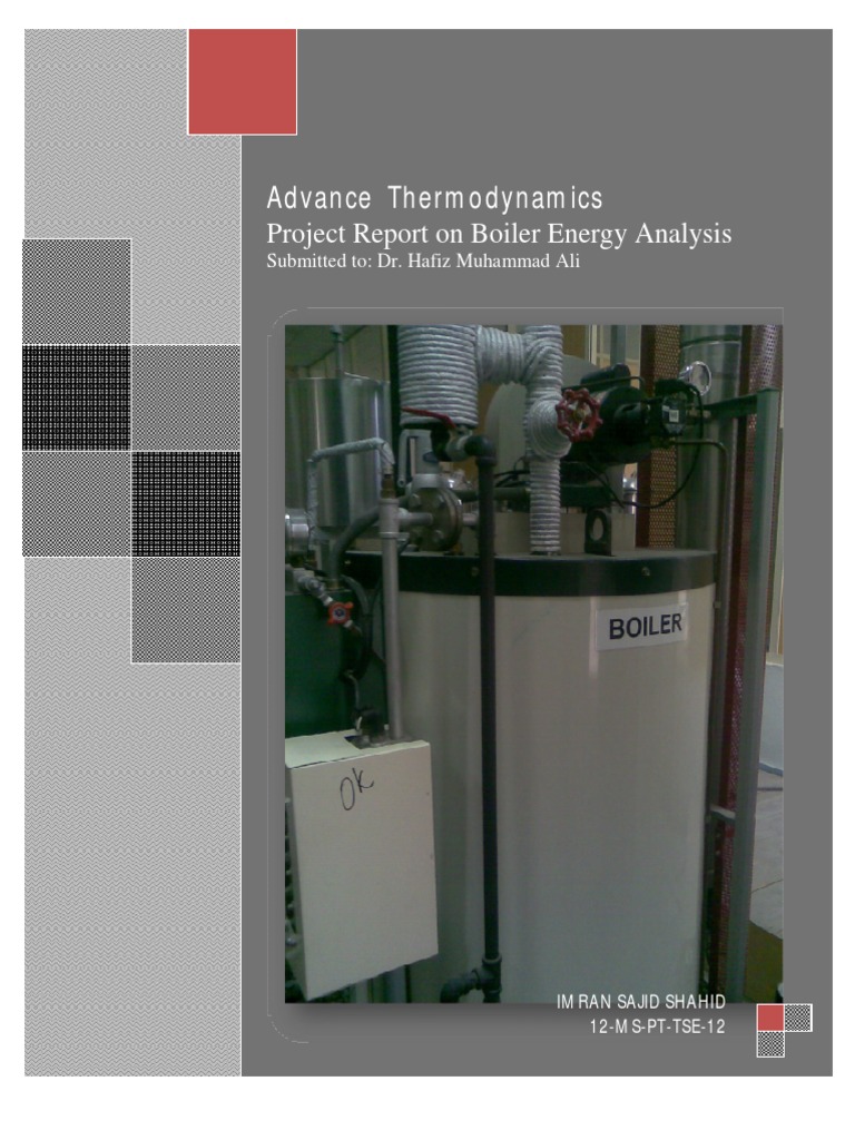 Boiler Energy Analysis Report | PDF | Boiler | Steam