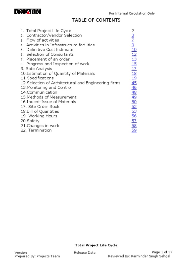 Iso Manual | PDF | Specification (Technical Standard) | Request For Proposal