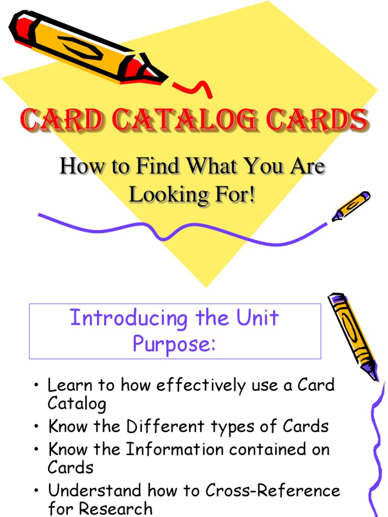 Understanding Card Catalog Types | PDF | Nancy Drew | Books