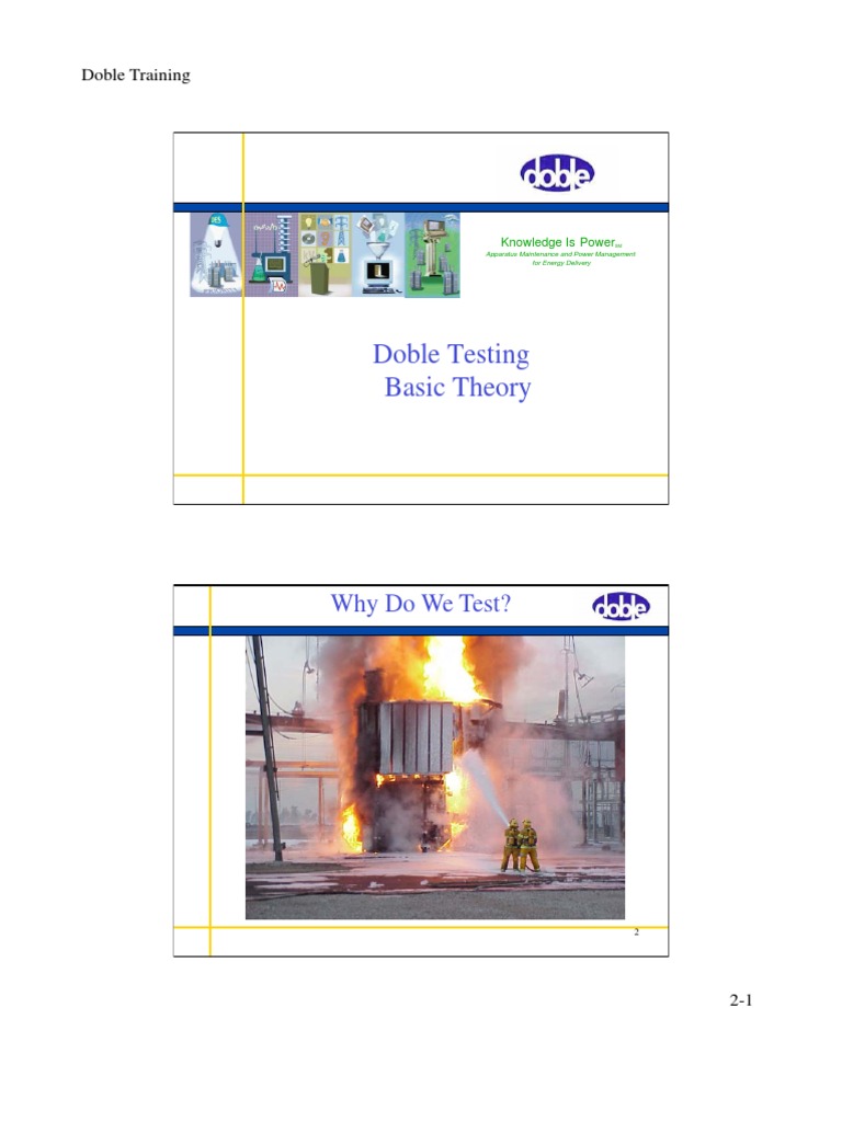 Section4&5-Doble Testing Basic Theory Part1&2 | PDF | Capacitor ...