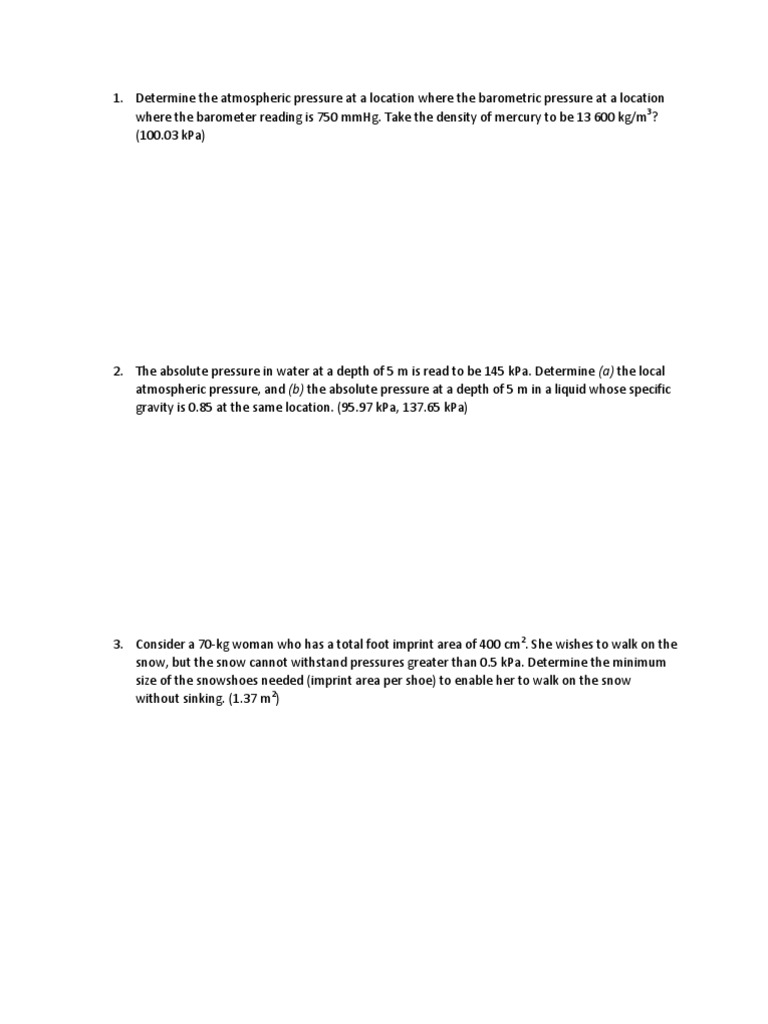 Fluids 2 | PDF | Pressure Measurement | Pressure