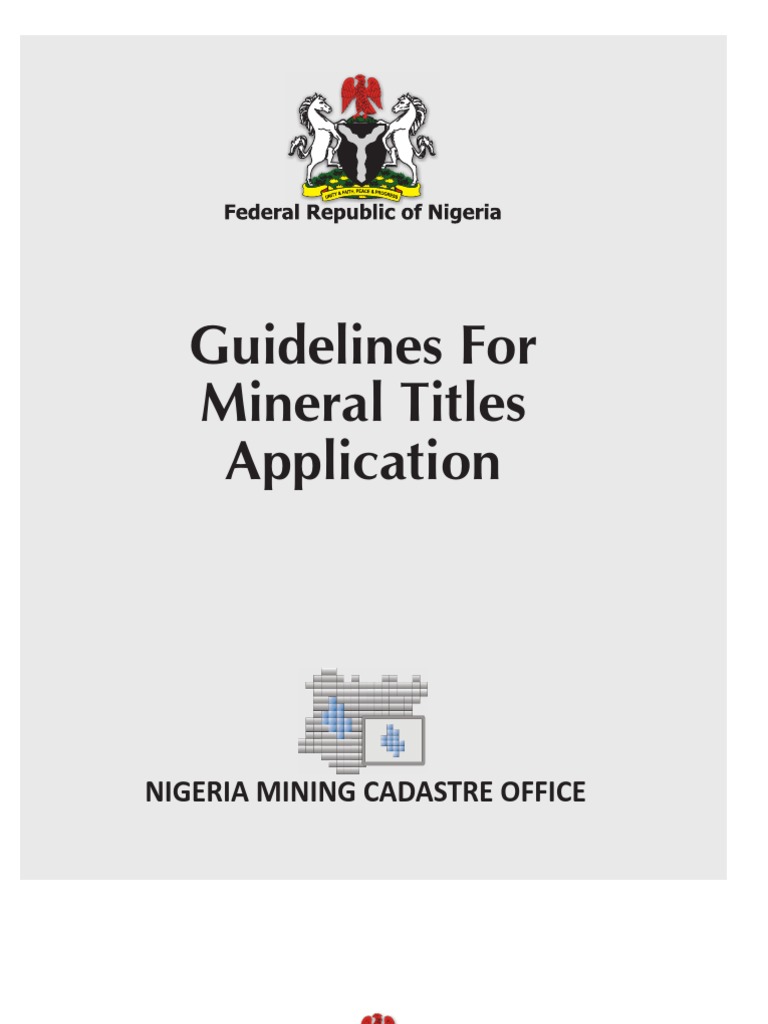 Mineral Titles Guidelines | PDF | Mining | Lease