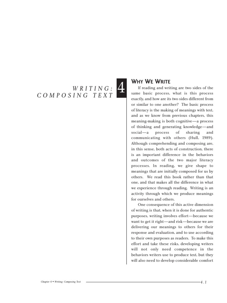 Understanding the Writing Process | PDF | Literacy | Learning