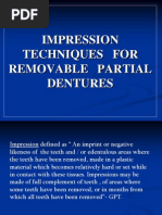 Primary and Secondary Impressions | PDF | Dentures | Mouth