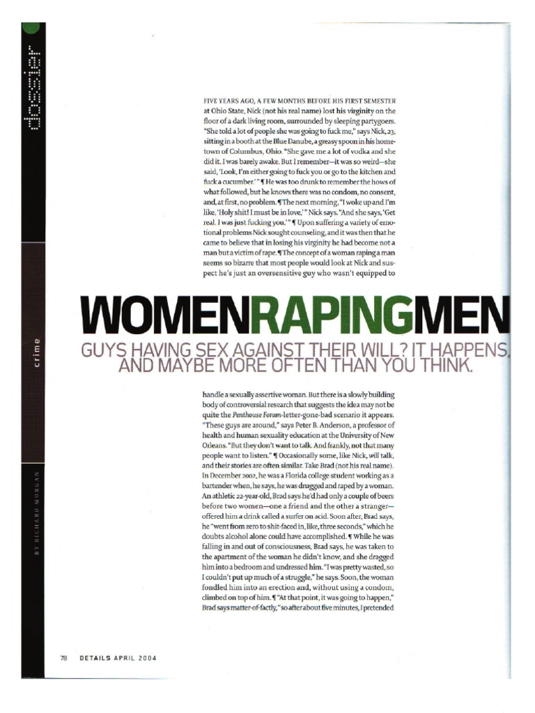 Women Raping Men | PDF | Foreign Language Studies