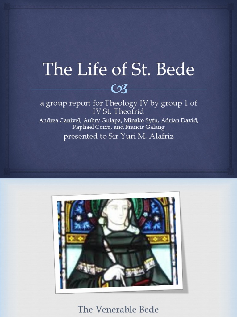 The Life of ST Bede | PDF | Bede | Saint