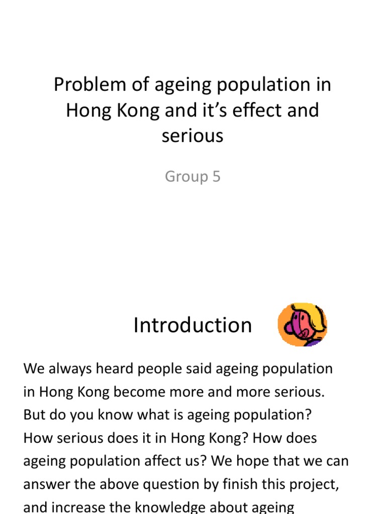Problem of Ageing Population in Hong Kong and | Download Free PDF ...