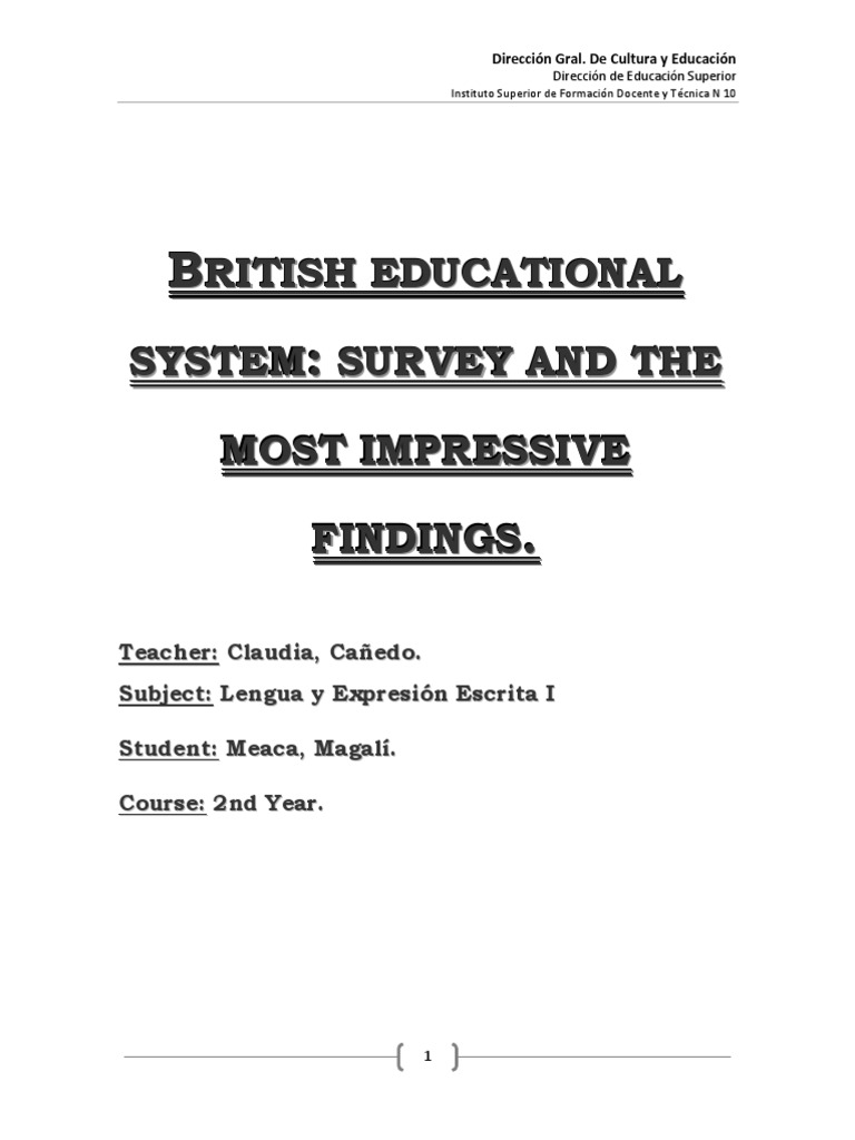 Report 2 | PDF | Secondary School | State School