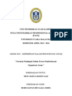 Cover Assignment (UUM) | PDF